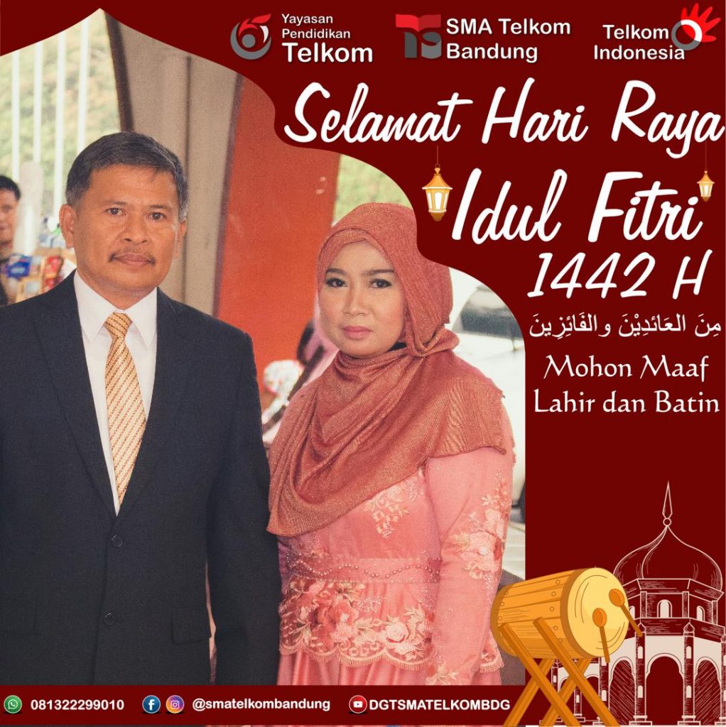 Kepala SMA Telkom Bandung Tatang Taryana Ucapan Idul Fitri 1442 H ...